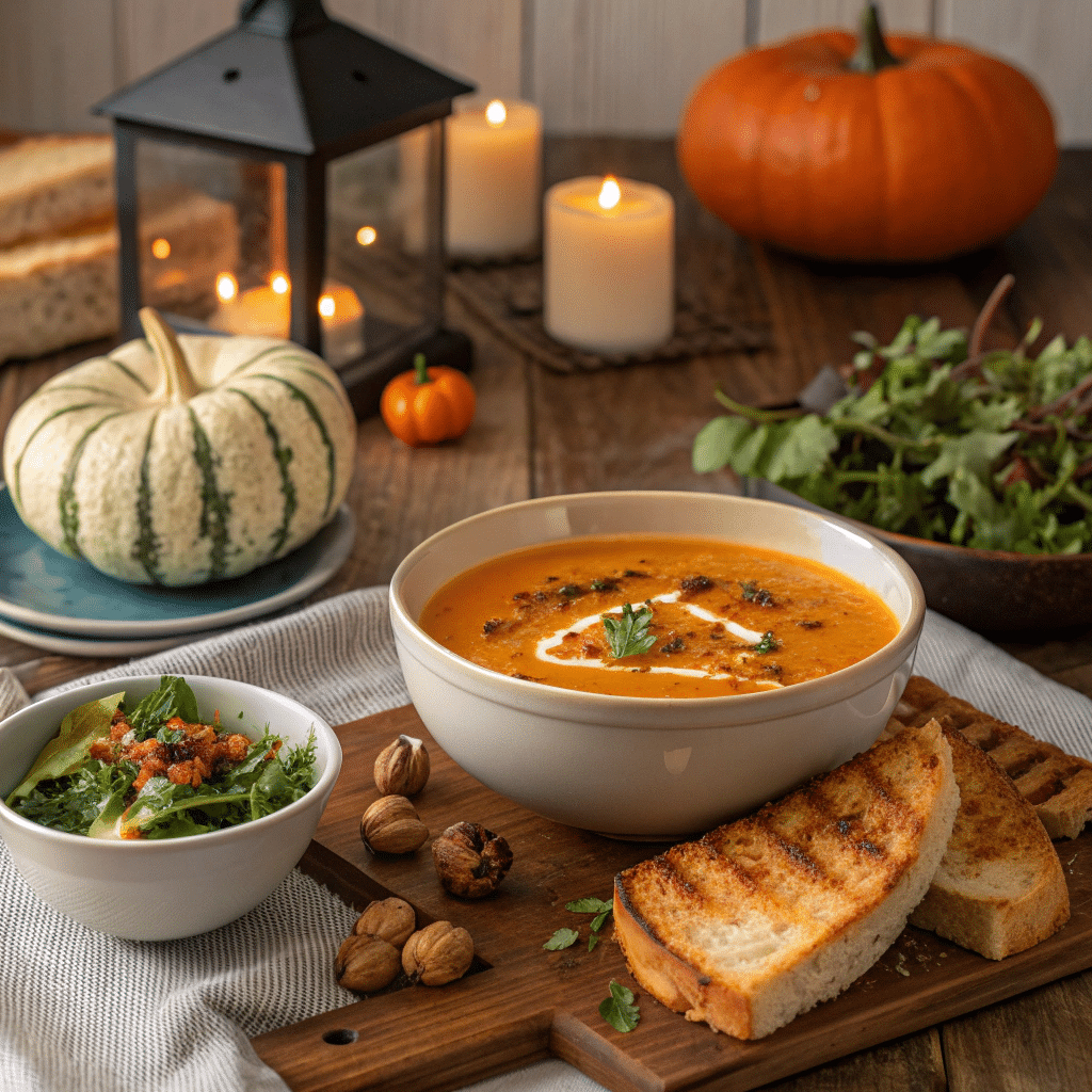 Roasted Pumpkin Ginger Soup Recipe
