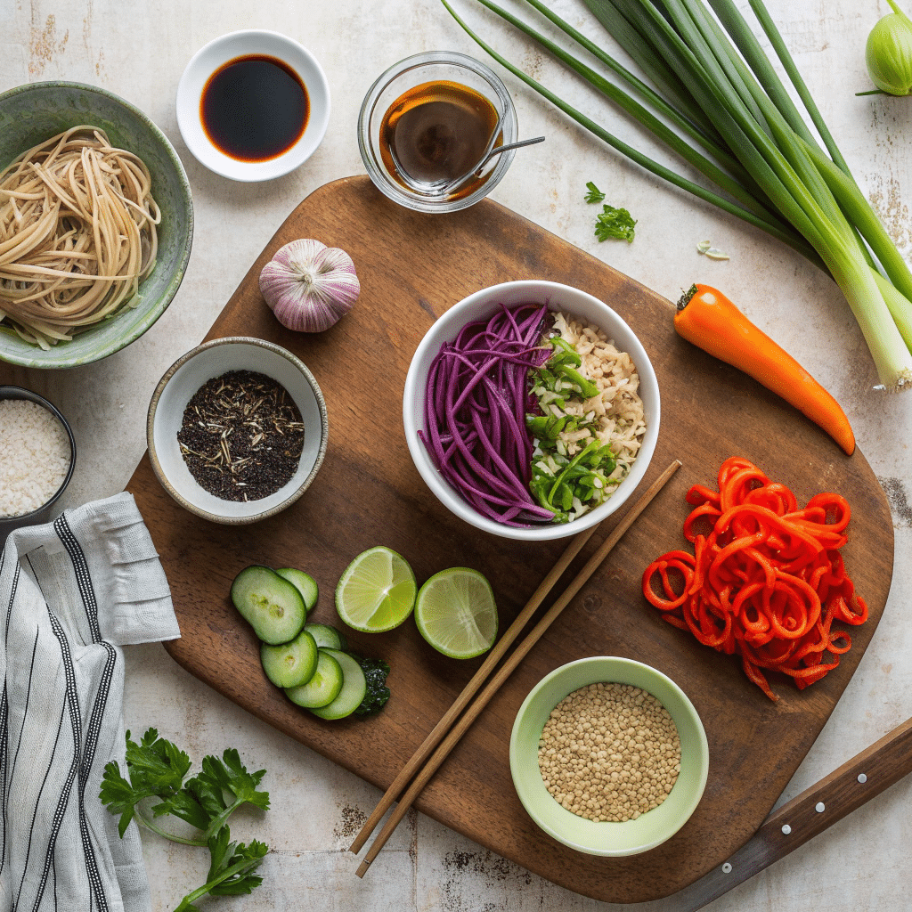 Soba Noodle Sesame Salad Recipe | Refreshing & Easy