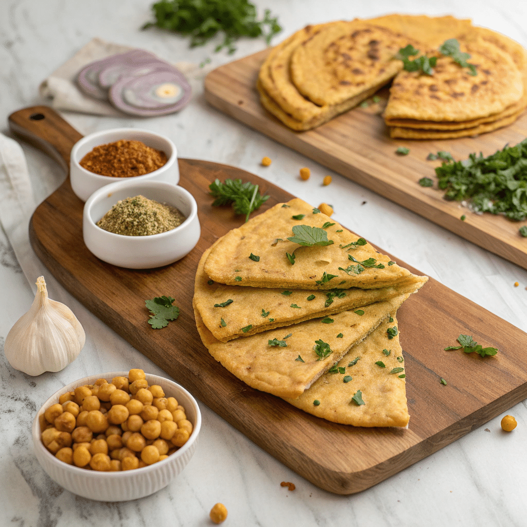 Chickpea Flour Flatbread Recipe (Easy & Gluten-Free)