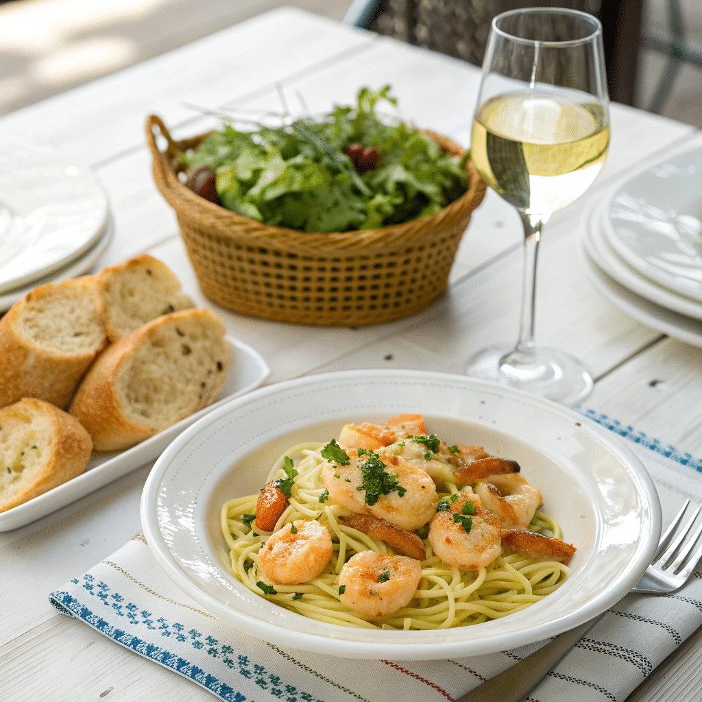 Bistro-Style Shrimp Scampi Recipe | Garlic Butter Shrimp Dinner