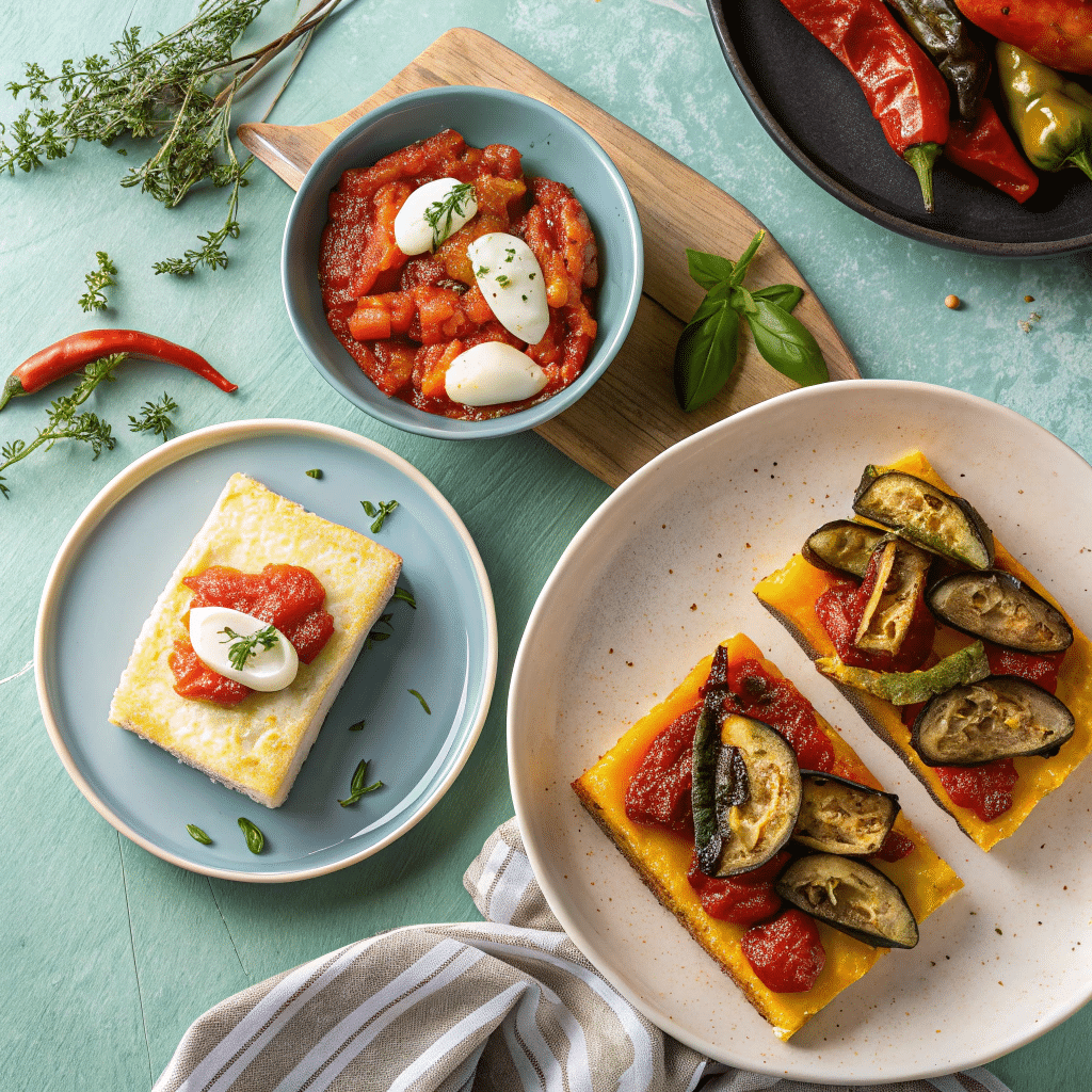 Bistro-Style Baked Polenta with Veggies